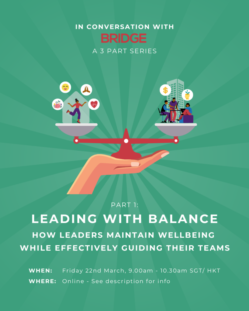 Leading with balance - How leaders maintain wellbeing while effectively ...